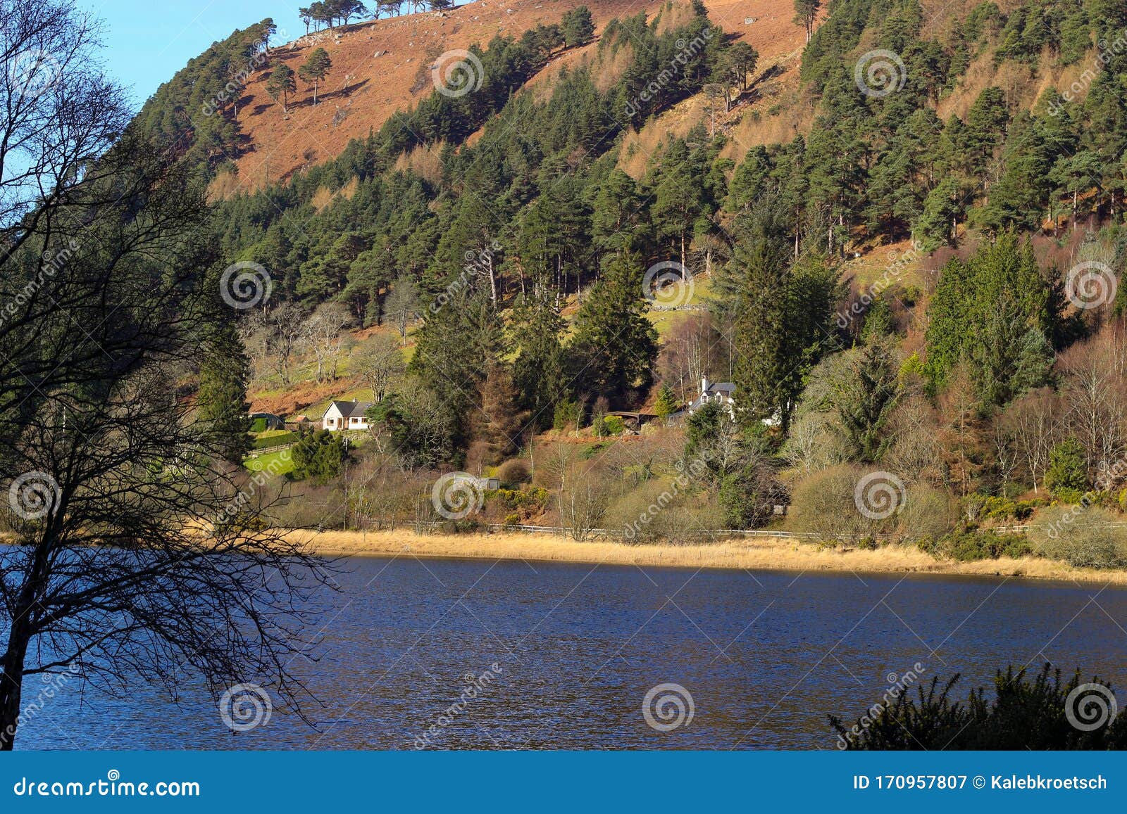 Sally Gap in Wicklow Mountains Stock Image - Image of nature, peaks ...