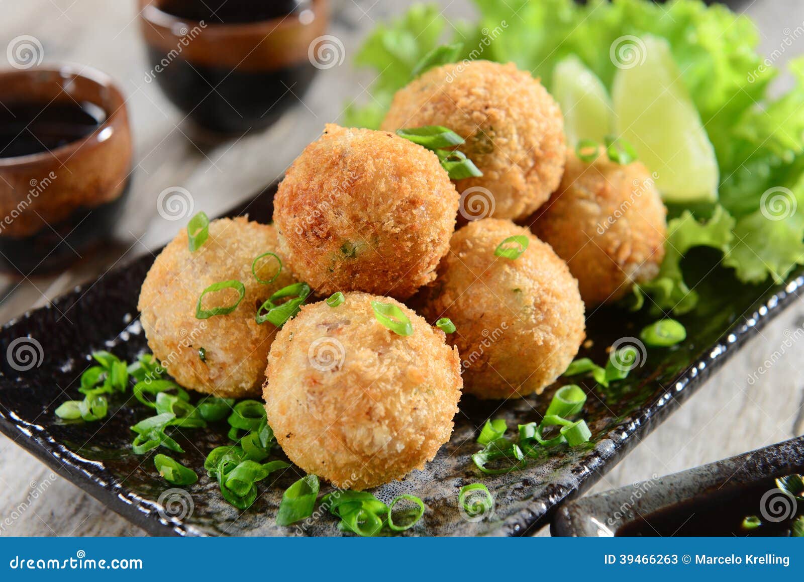 Salmon balls stock image. Image of mozzarella, calorie - 39466263
