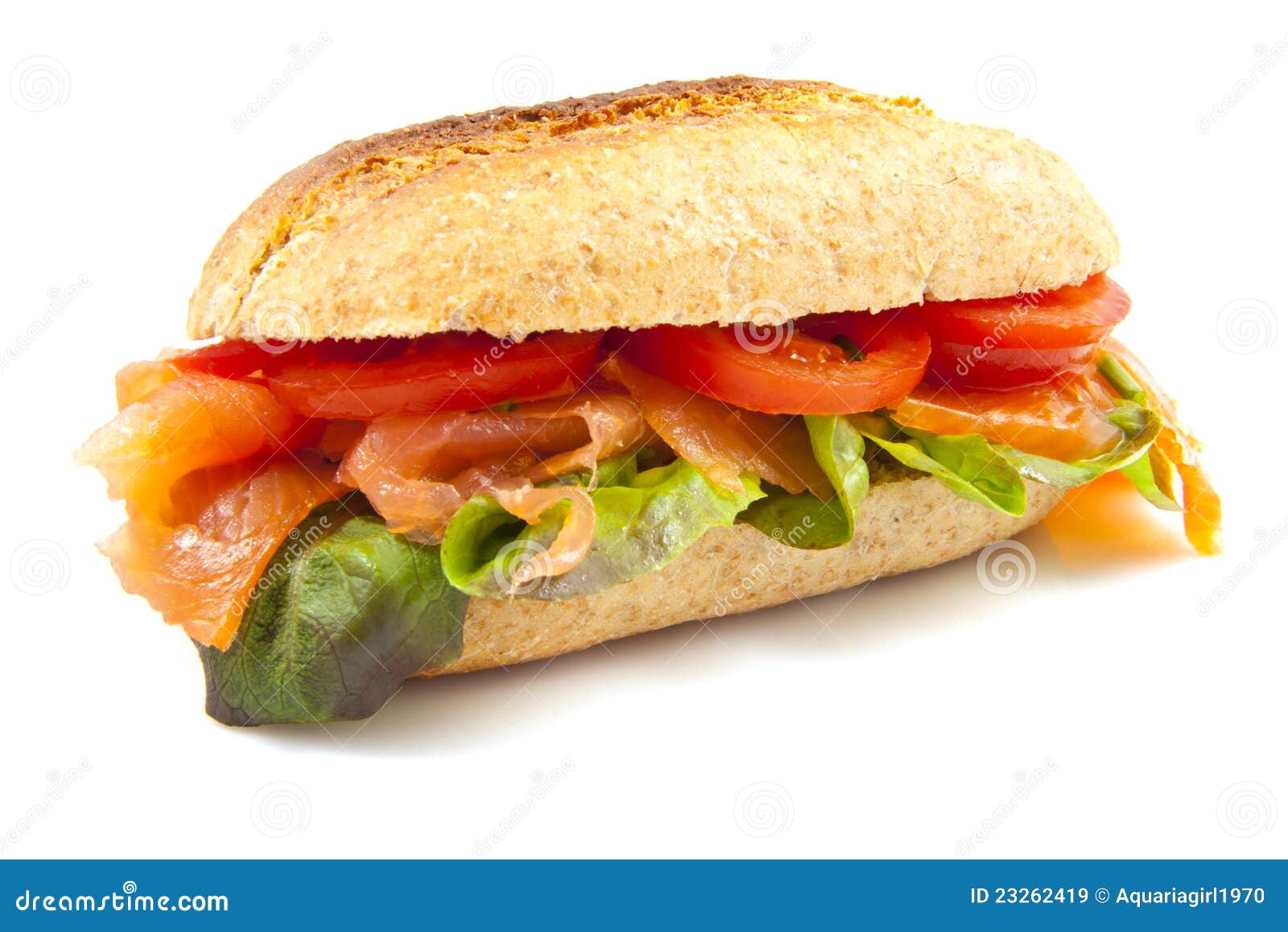 Salmon bun stock image. Image of food, large, clipping - 23262419
