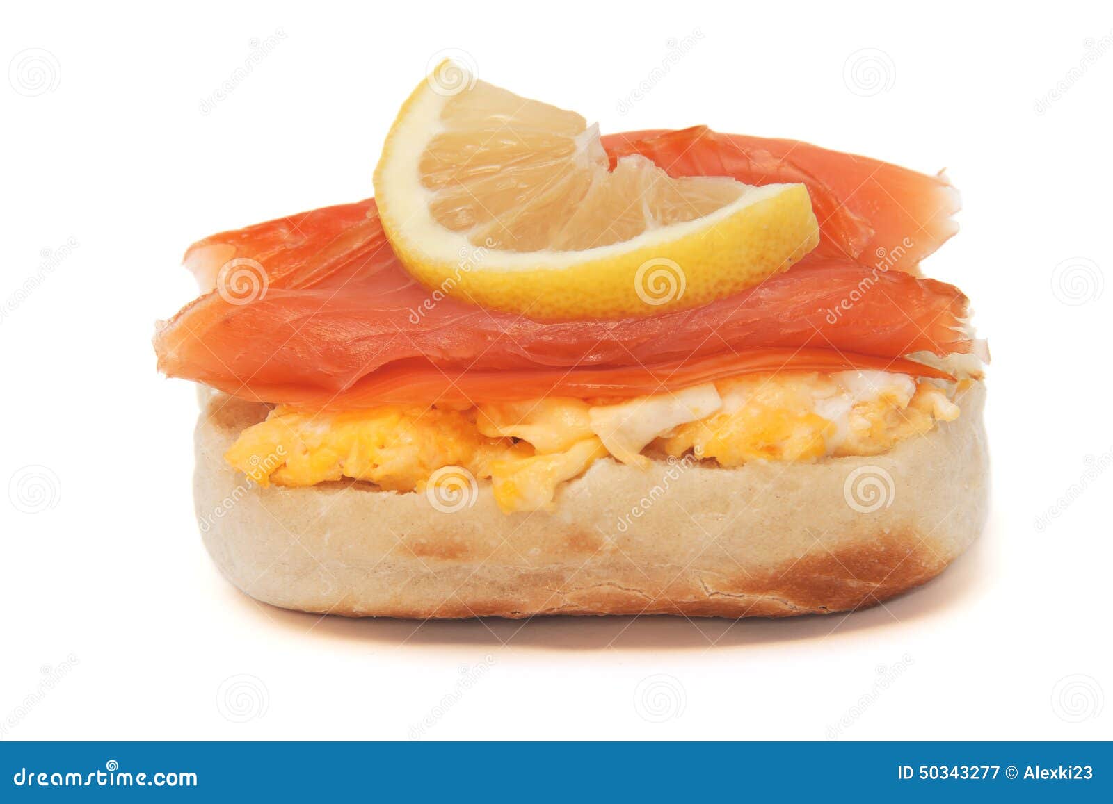 Salmon bun stock image. Image of delicacy, fillet, snack - 50343277