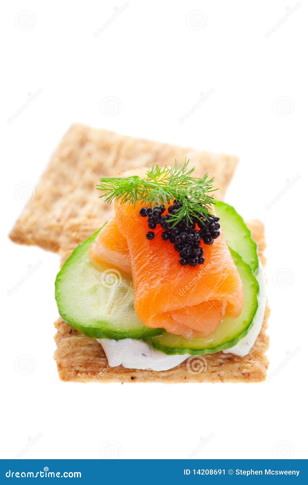 Salmon with Caviar stock image. Image of caviar, appetizer - 14208691