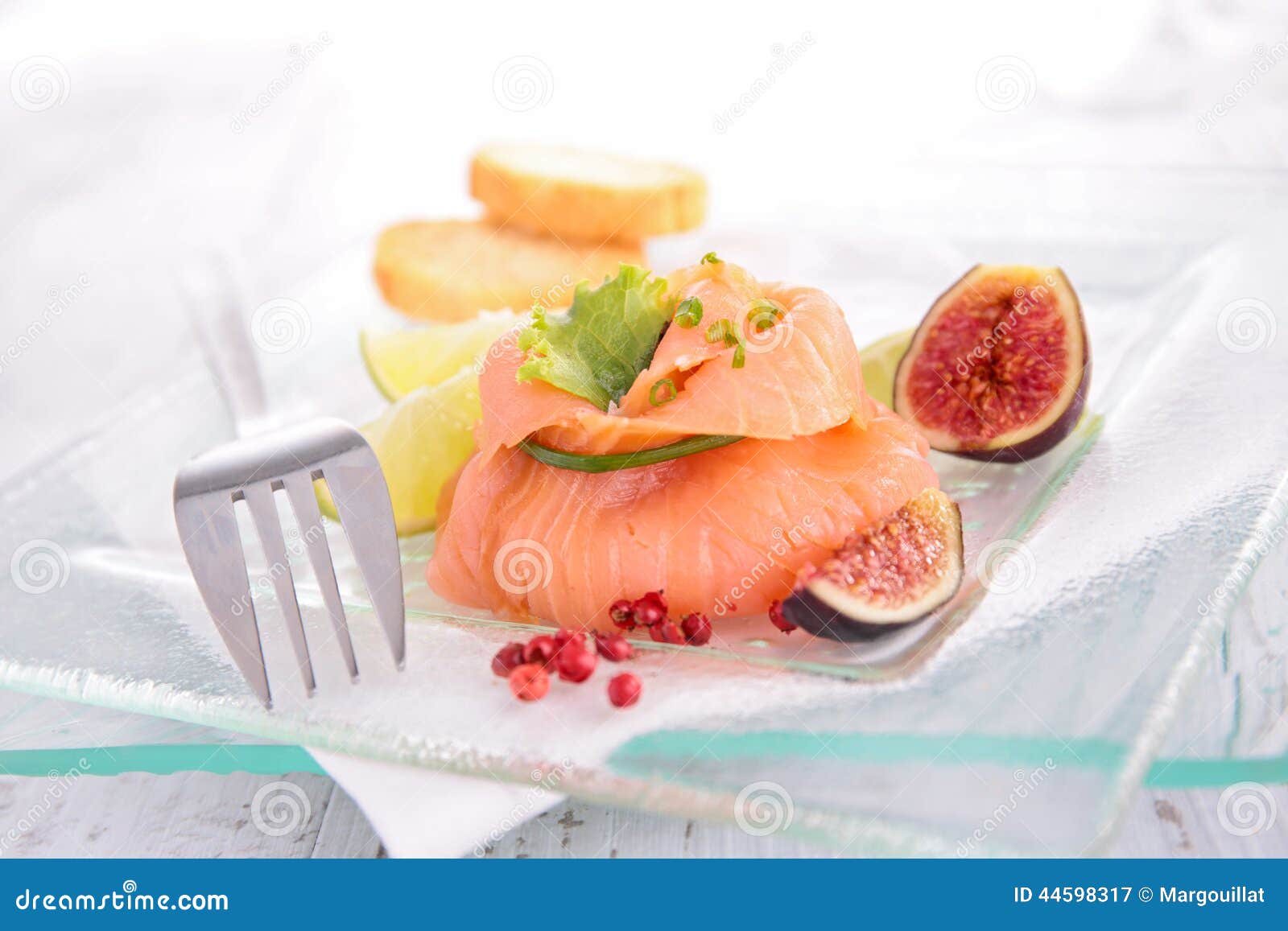 Salmon with fig stock image. Image of dish, holiday, fresh - 44598317