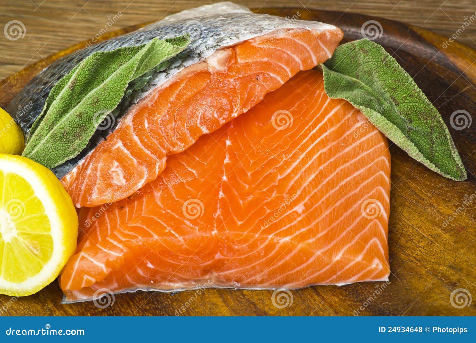 Salmon filet stock photo. Image of closeup, gourmet, scales - 24934648