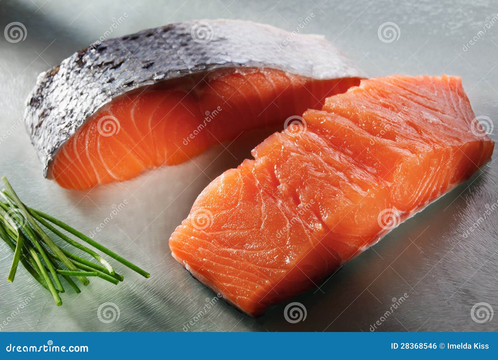 Salmon filets stock photo. Image of food, omega, rosemary - 28368546