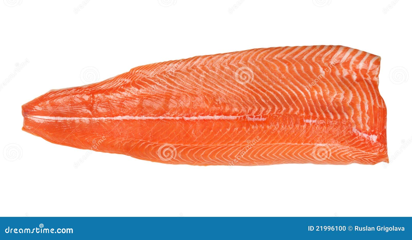 Salmon Fillet Isolated On White Background Royalty-Free Stock ...
