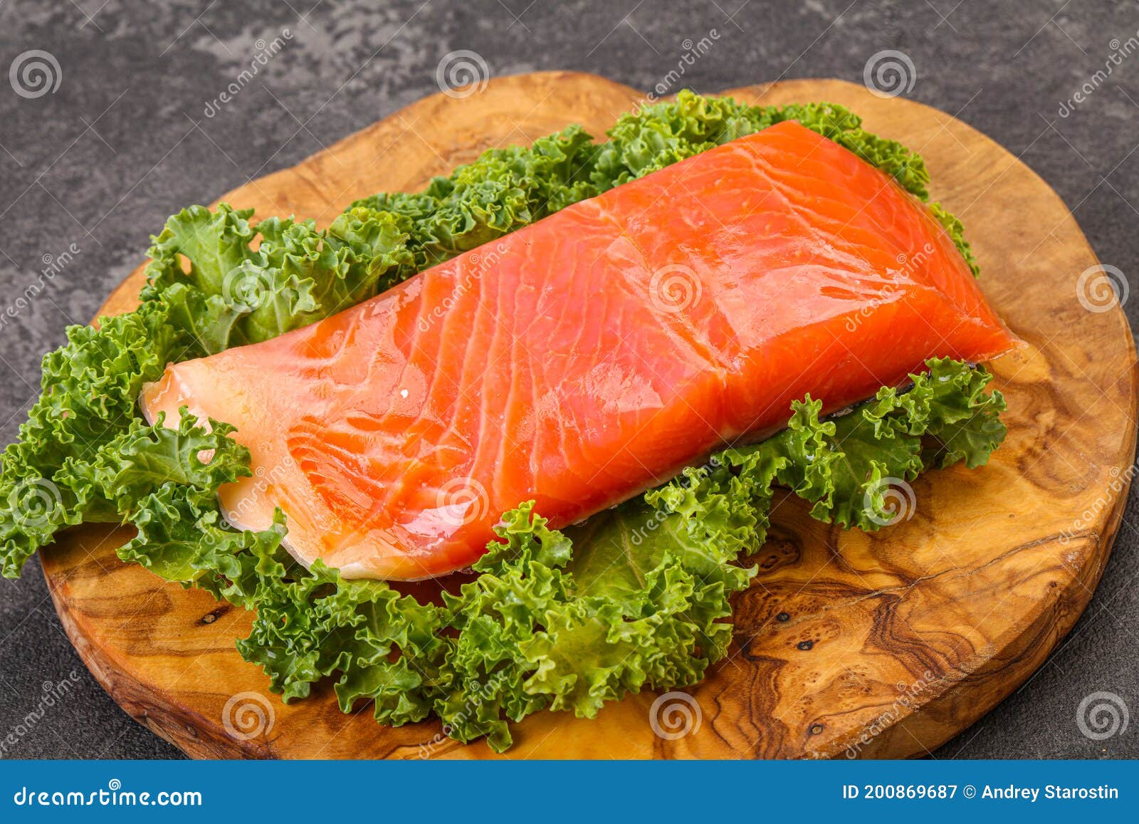 Salmon Fillet Slice for Cooking Stock Image - Image of food, gourmet ...