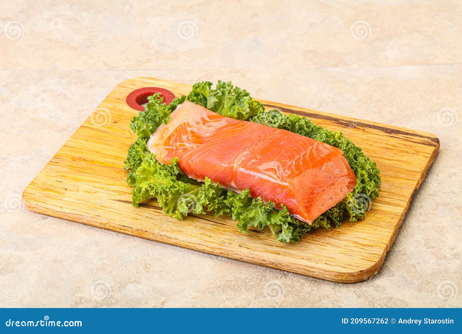 Salmon Fillet Slice for Cooking Stock Photo - Image of steak, uncooked ...