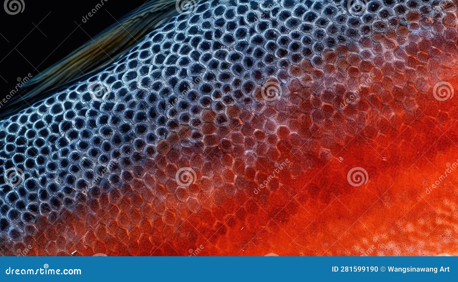 Salmon Fish, Texture AI Generated Image Stock Illustration ...