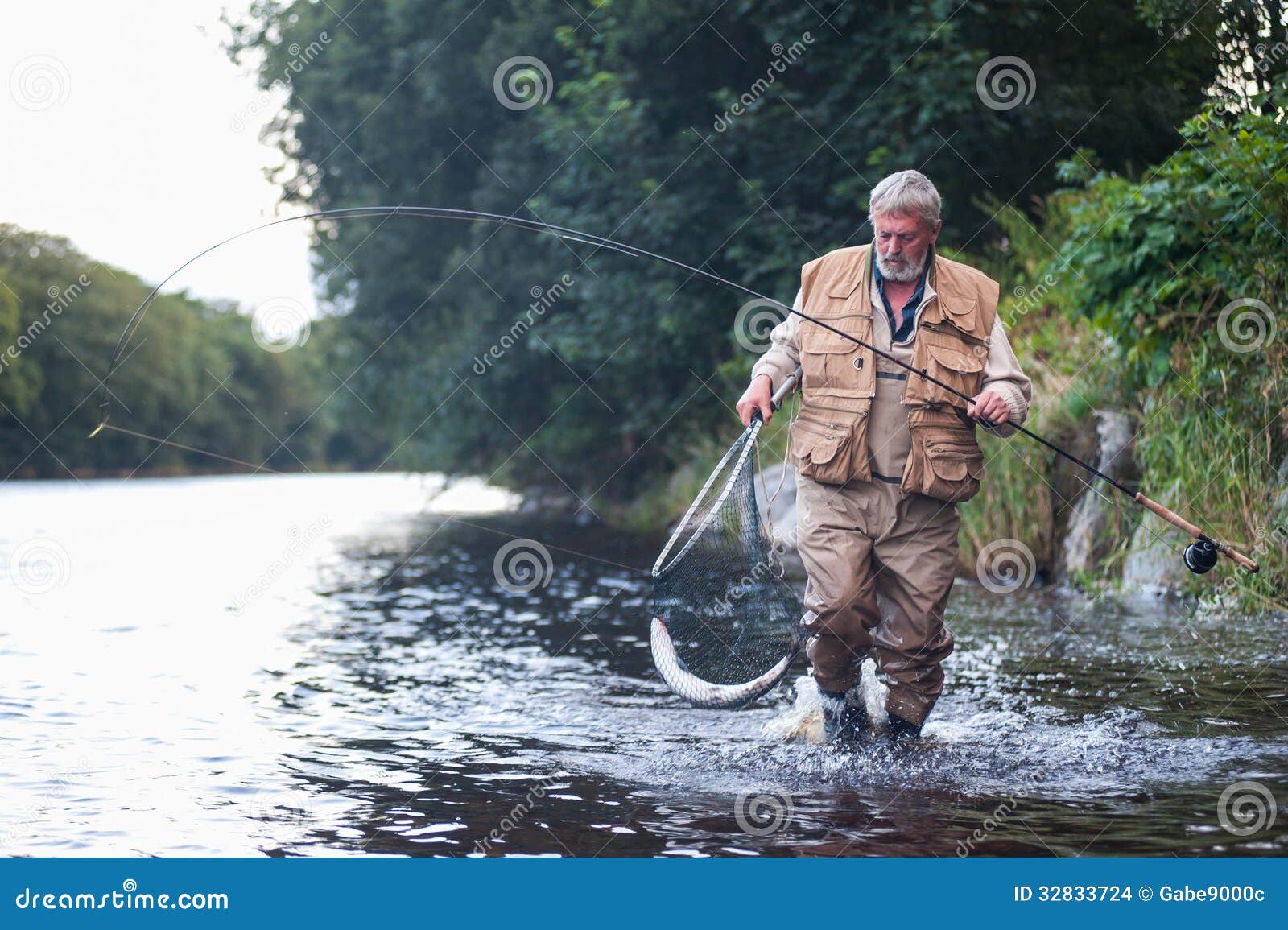 Salmon fisherman s catch stock photo. Image of recreation - 32833724