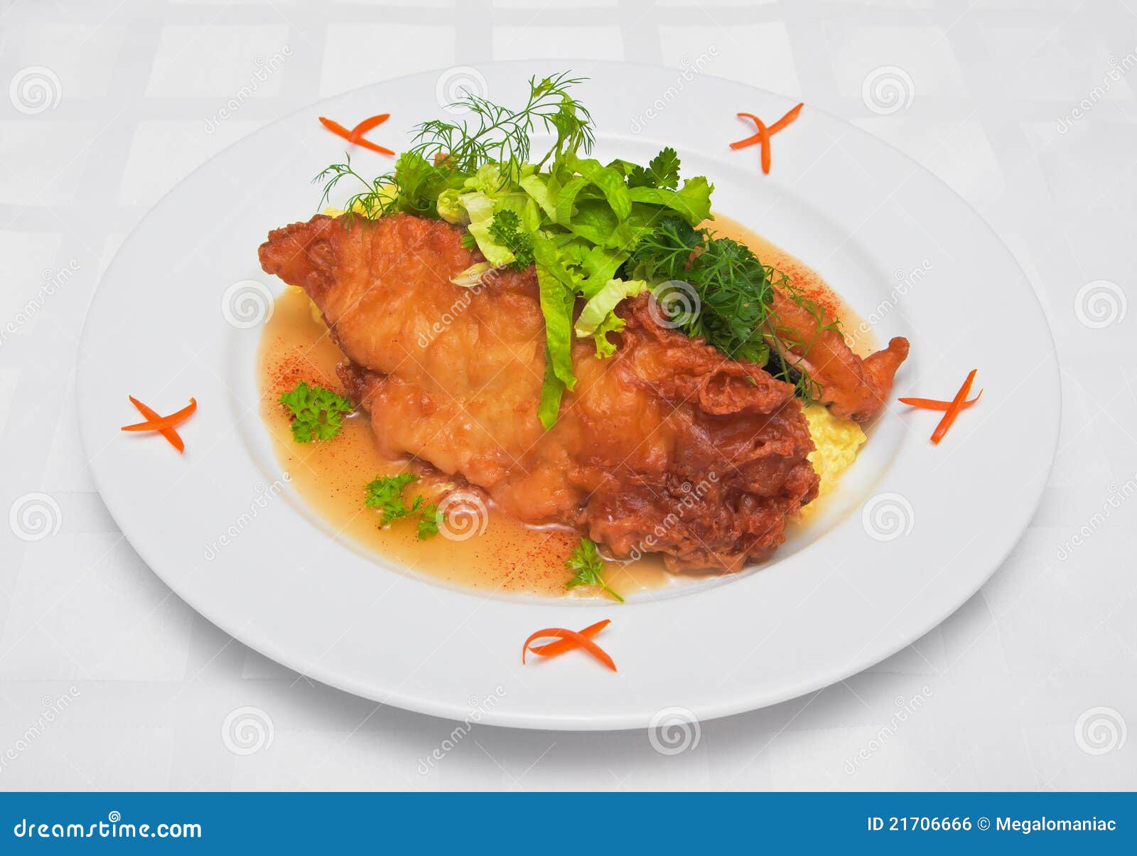 Salmon Fritters with Risotto Stock Photo - Image of food, grill: 21706666
