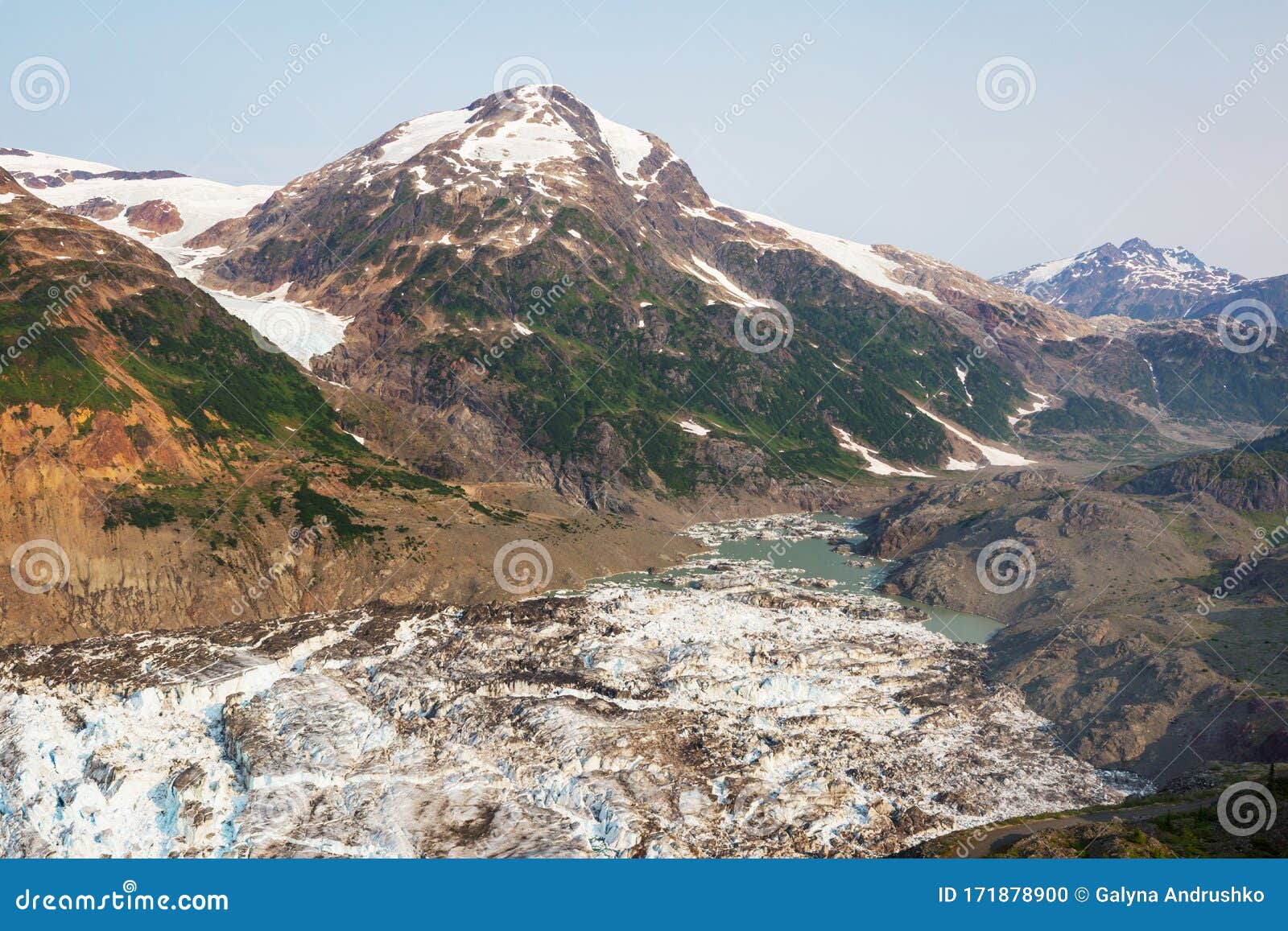 Salmon glacier stock photo. Image of great, columbia - 171878900