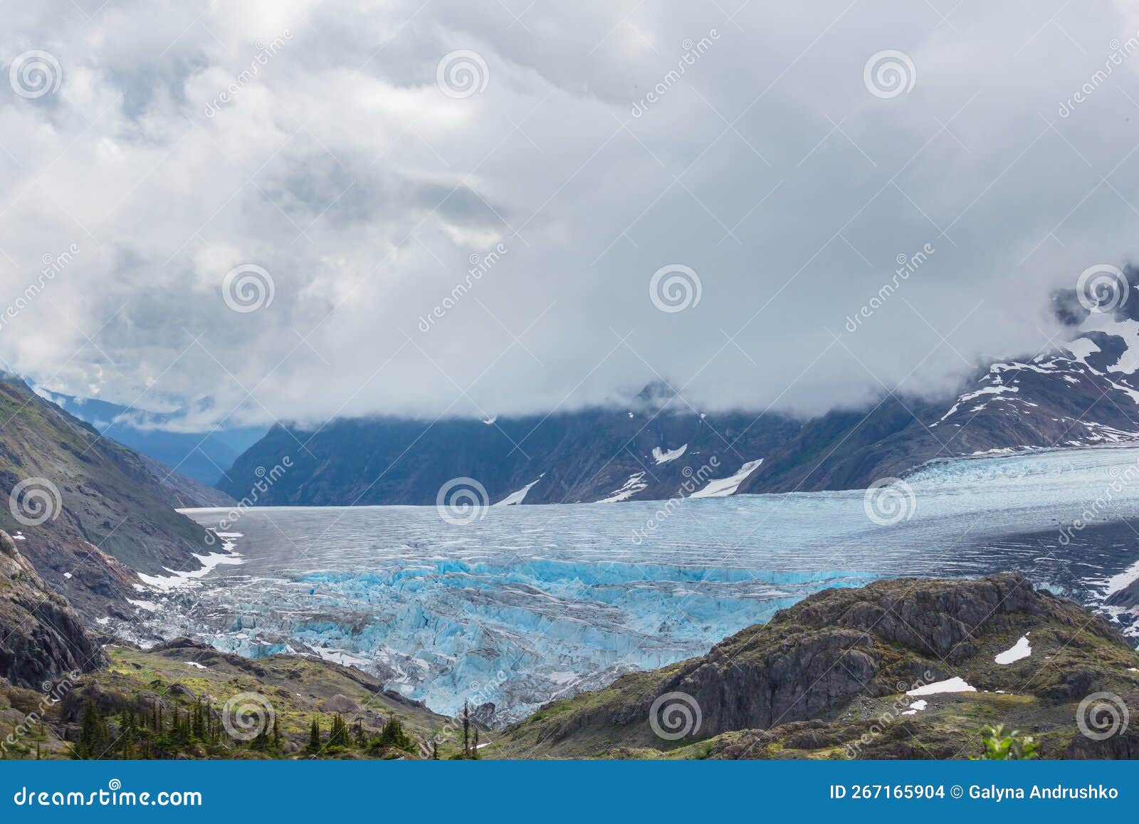 Salmon glacier stock photo. Image of columbia, destination - 267165904