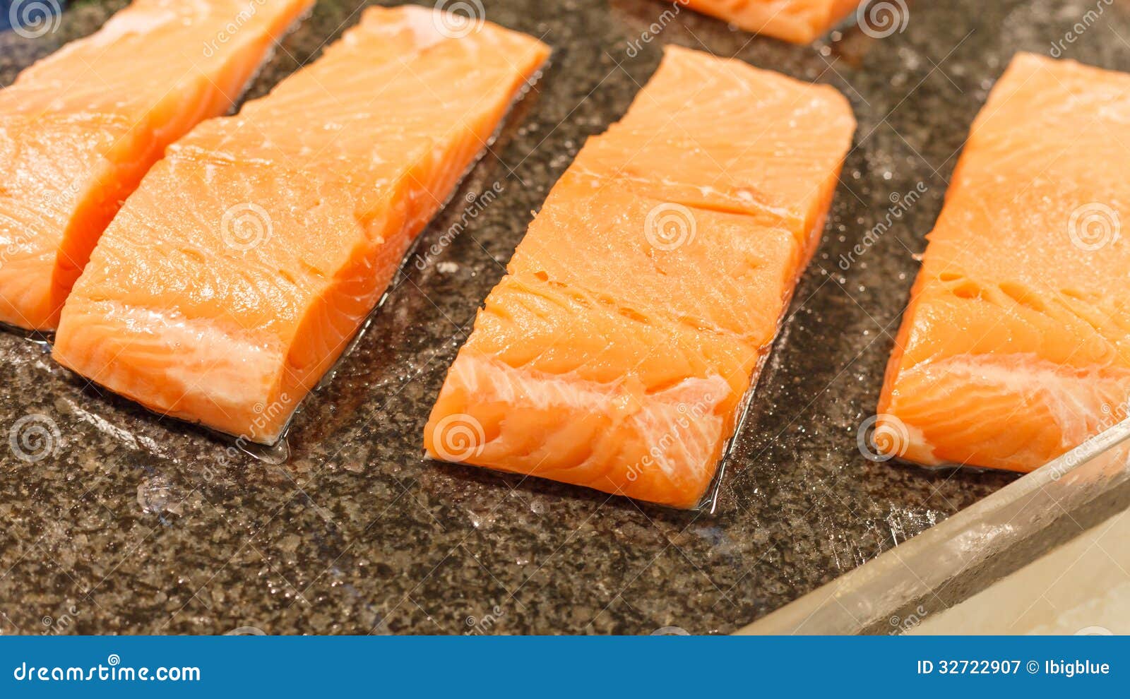 Salmon inside super market stock image. Image of cyprinus - 32722907