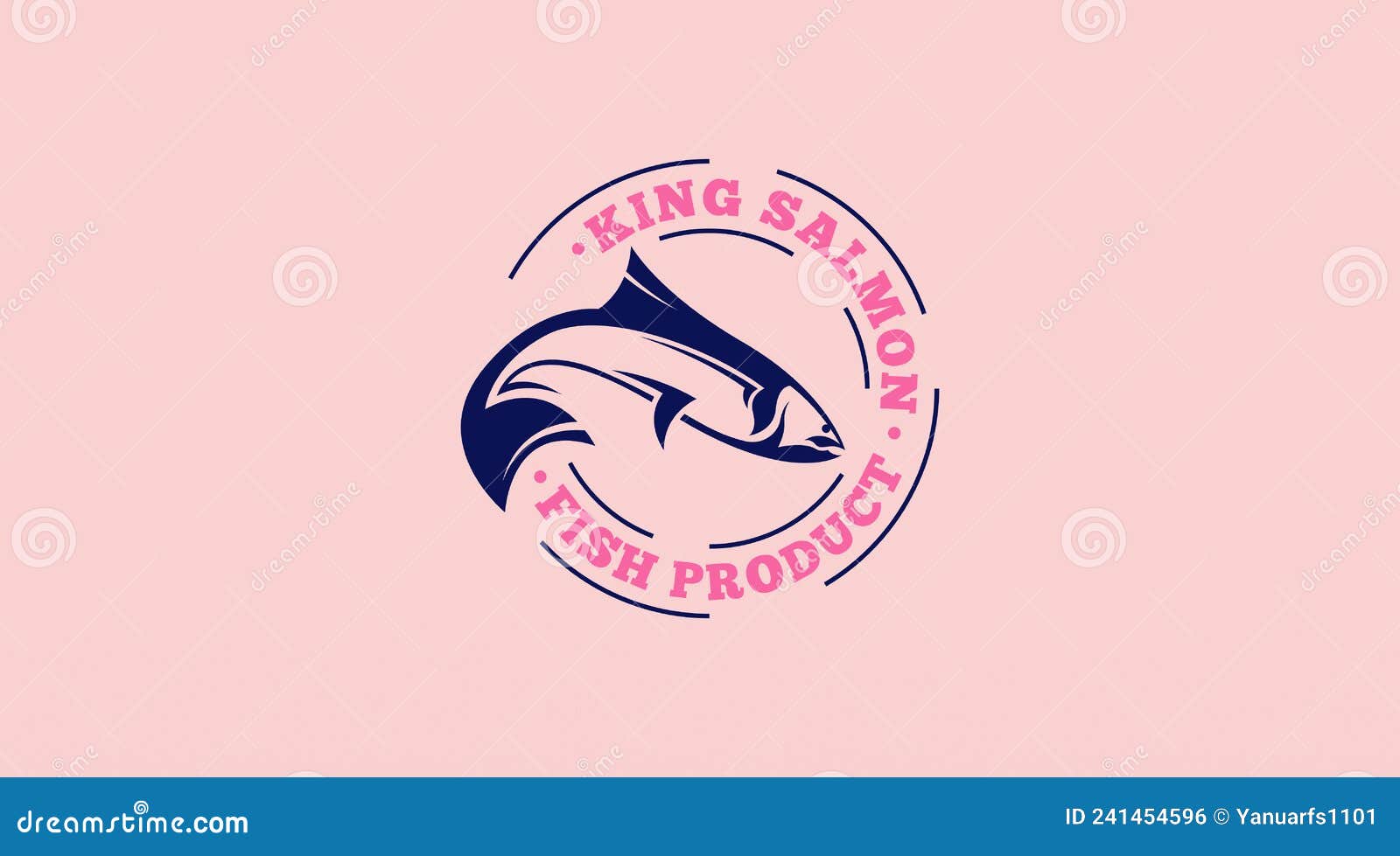 Salmon Logo Design Template Vector Stock Photo - Image of meat, modern ...