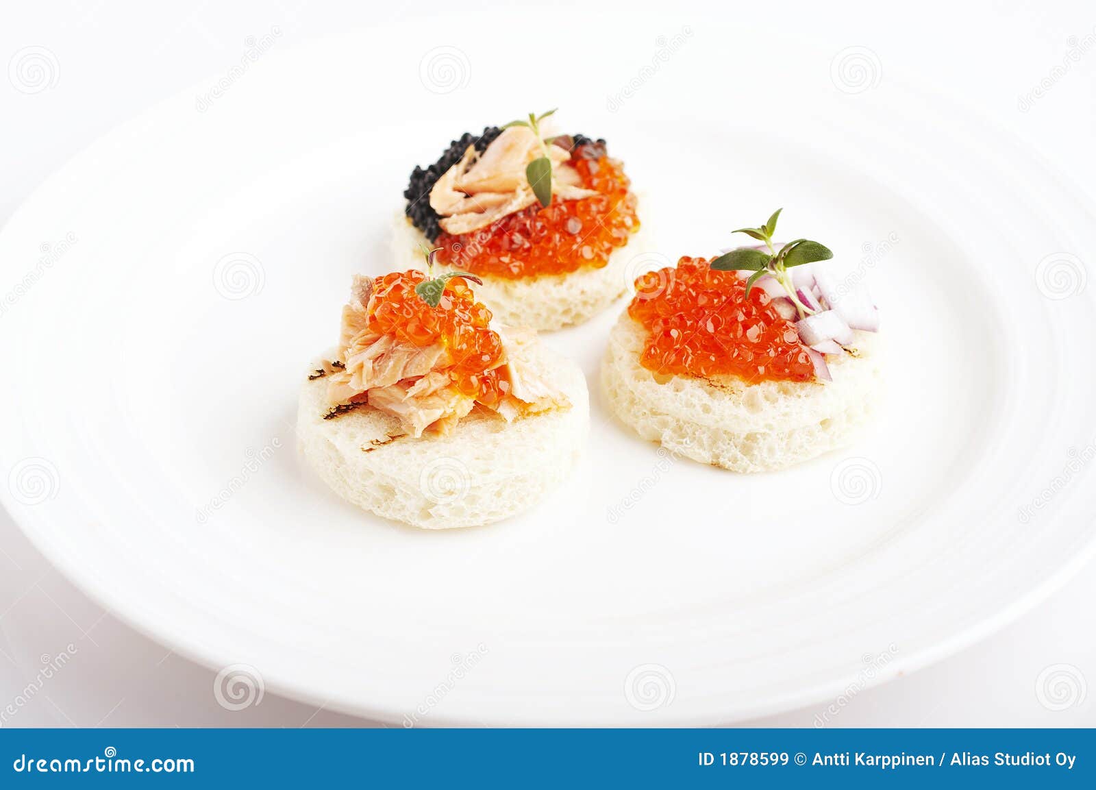 Salmon roe stock image. Image of snack, salty, smoke, toast - 1878599