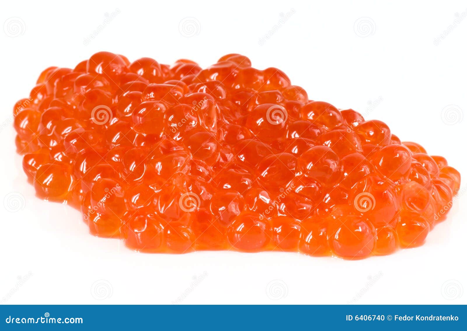 Salmon Roe, Isolated on White Background Stock Photo - Image of macro ...