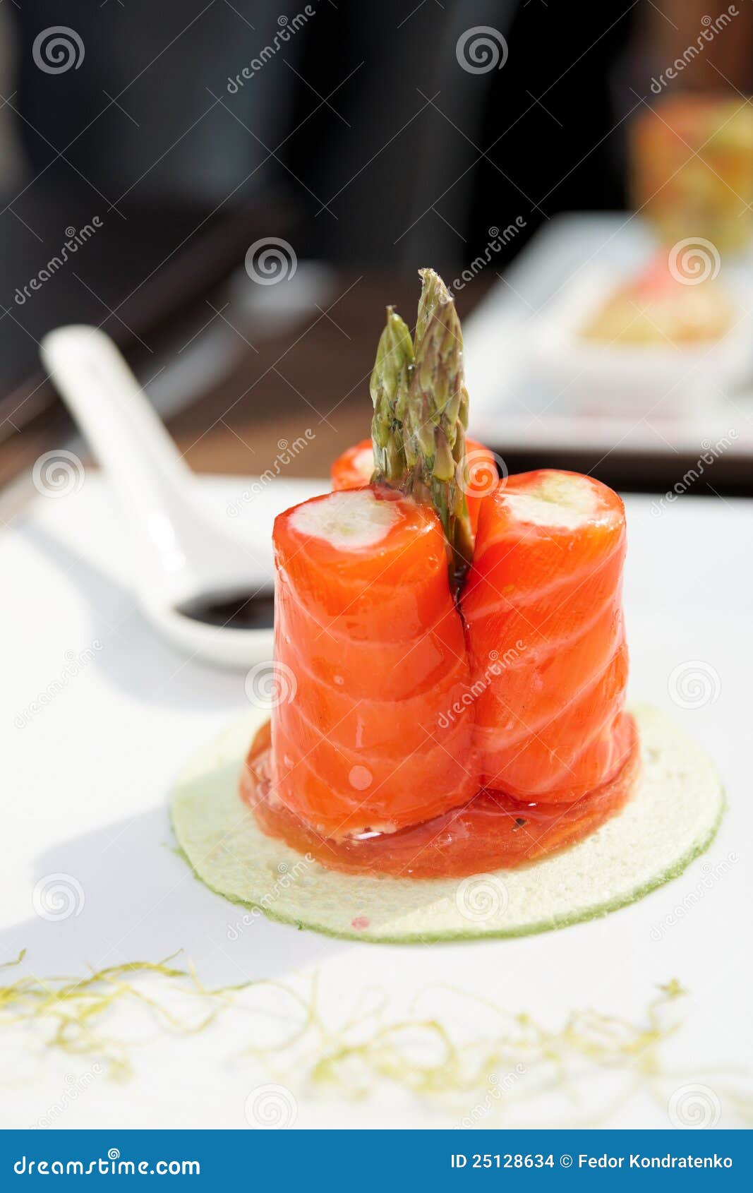 Salmon rolls stock photo. Image of salmon, banquet, soft - 25128634