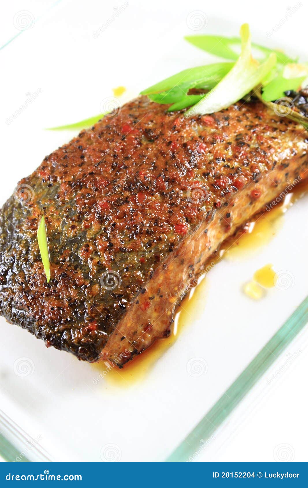 Salmon Steak stock photo. Image of cuisine, nutrition - 20152204