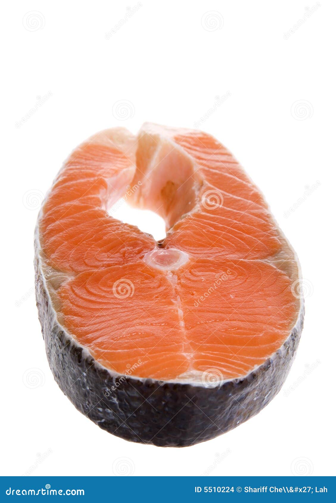 Salmon Trout Slice stock photo. Image of isolated, diet - 5510224