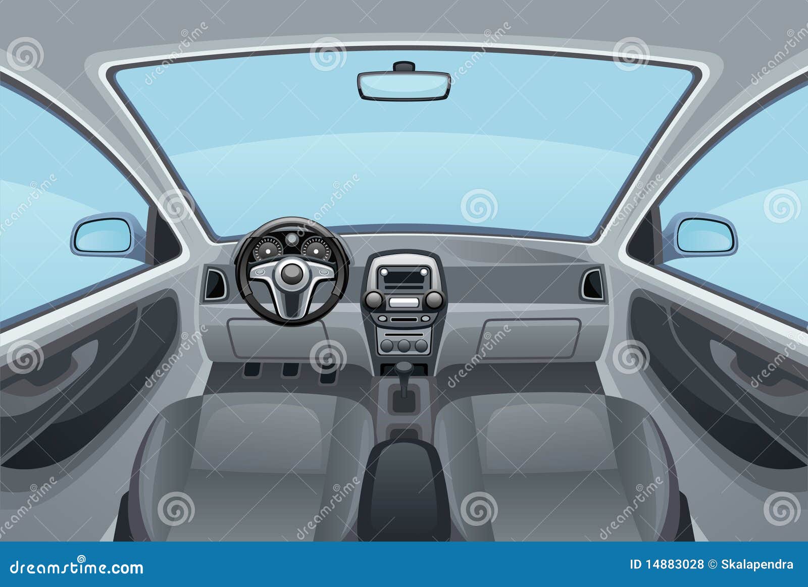 Salon auto stock vector. Illustration of ride, driving - 14883028