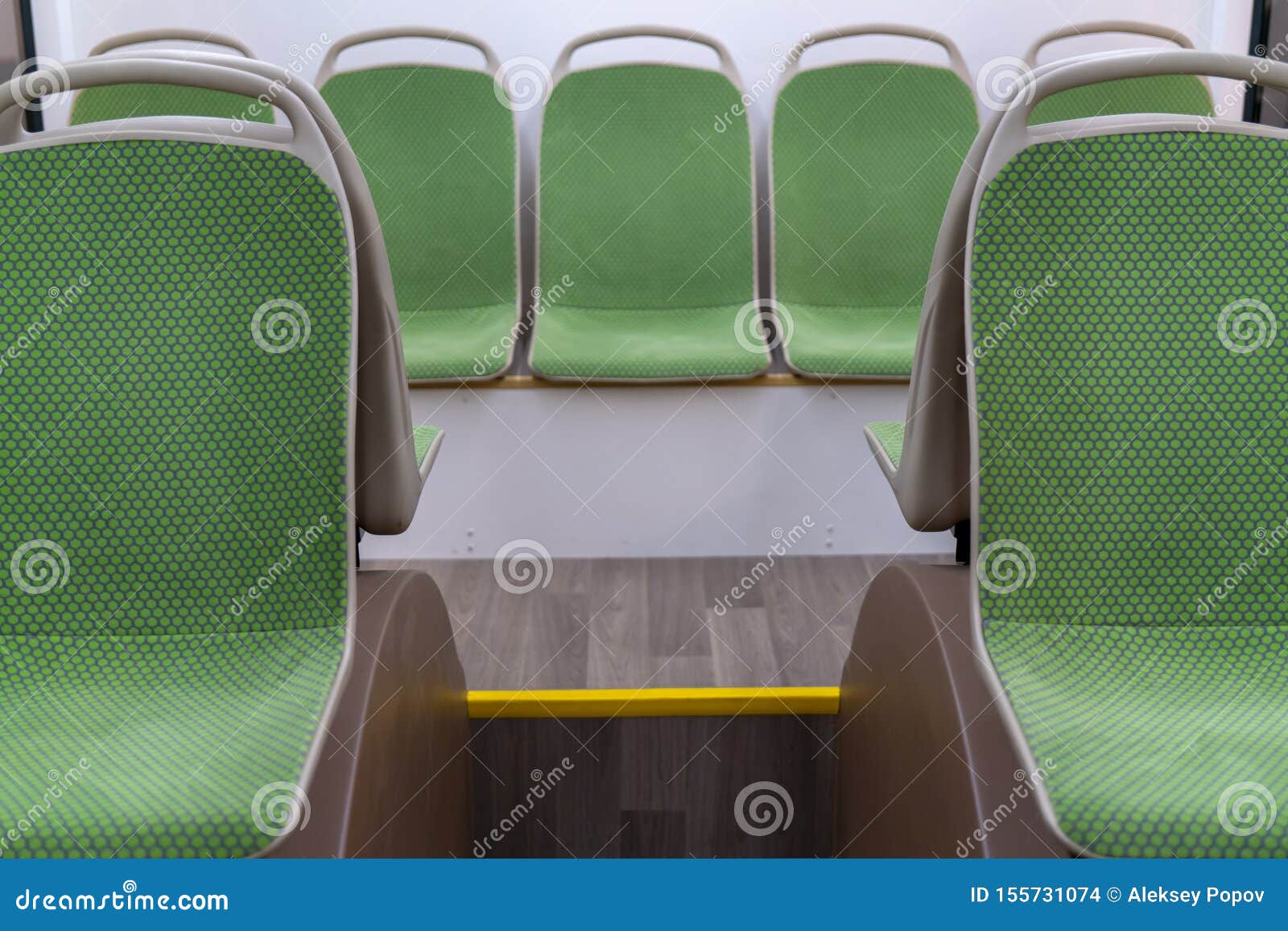 Salon Modern Bus. Seats for Passengers Stock Photo - Image of ...