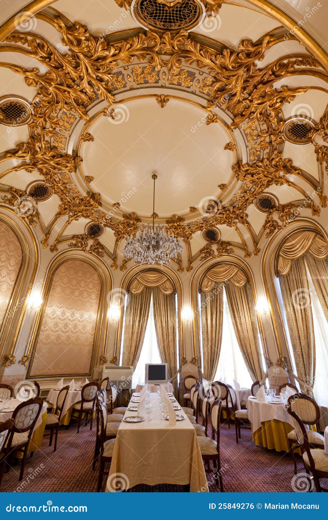 Saloon stock photo. Image of architectural, illumination - 25849276