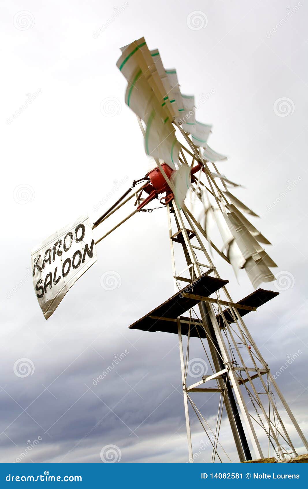 Saloon windmill stock image. Image of power, technology - 14082581