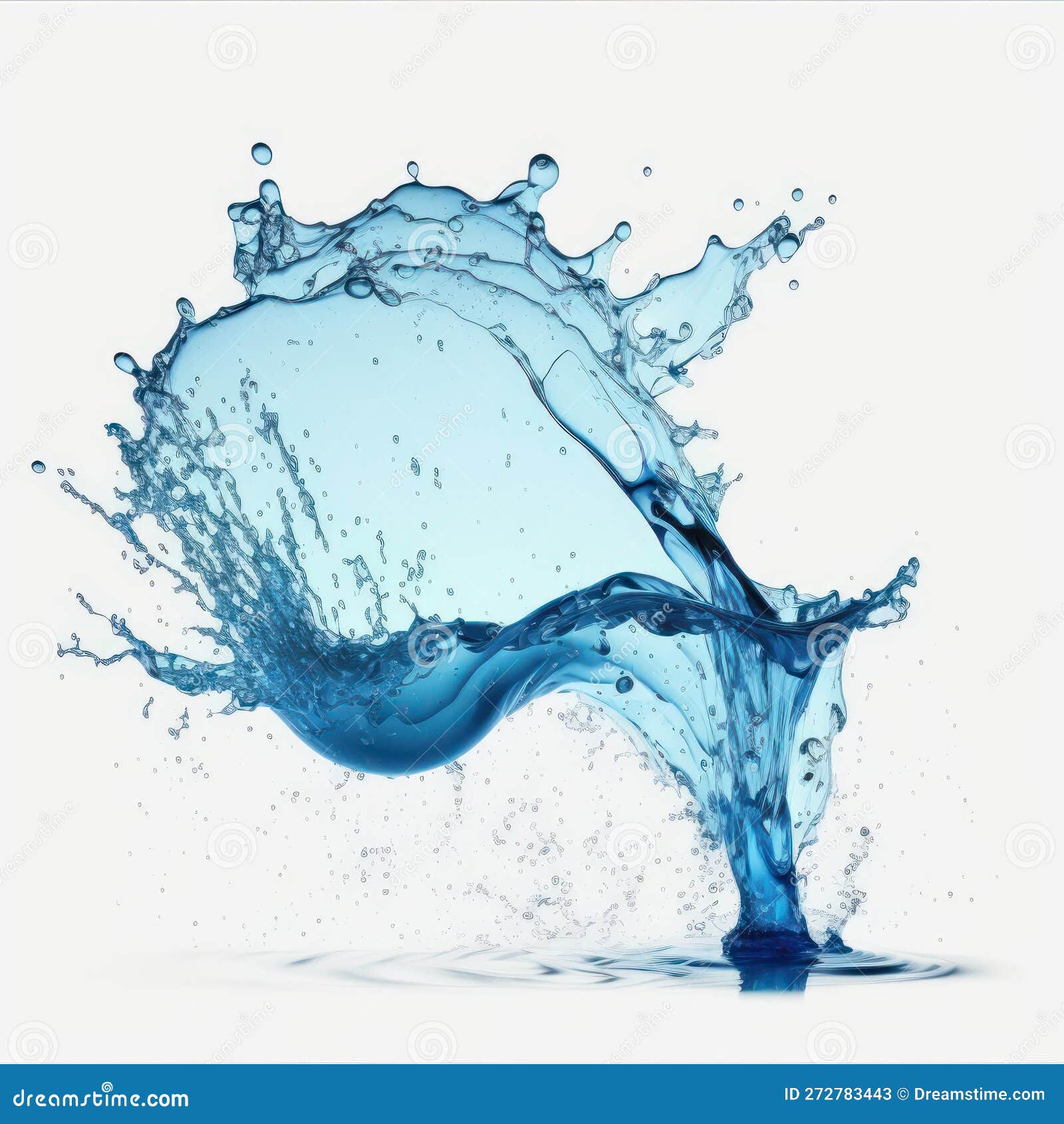 Salpicar Agua Salpicar Agua Salpicar Aislado En El Fondo Blanco Ai ...