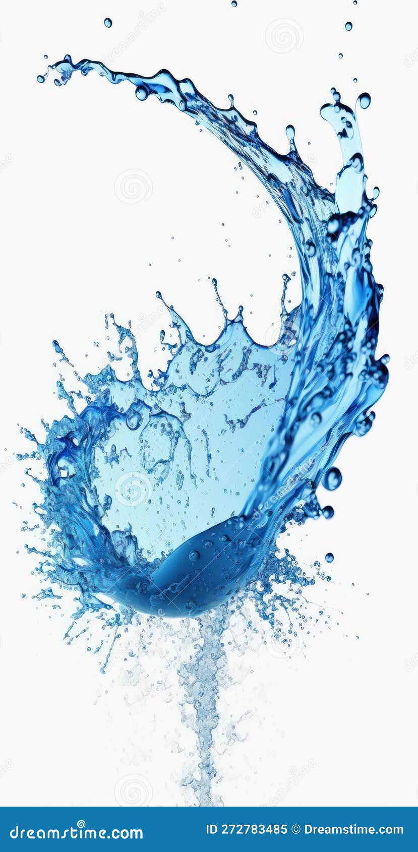 Salpicar Agua Salpicar Agua Salpicar Aislado En El Fondo Blanco Ai ...
