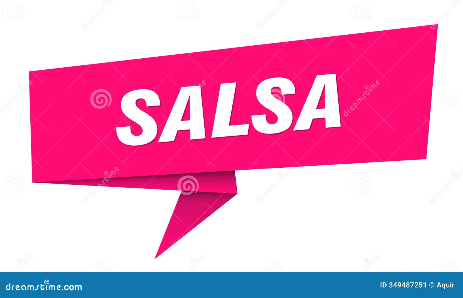 Salsa Banner. Salsa Speech Bubble, Label, Sticker, Sign Template Stock ...