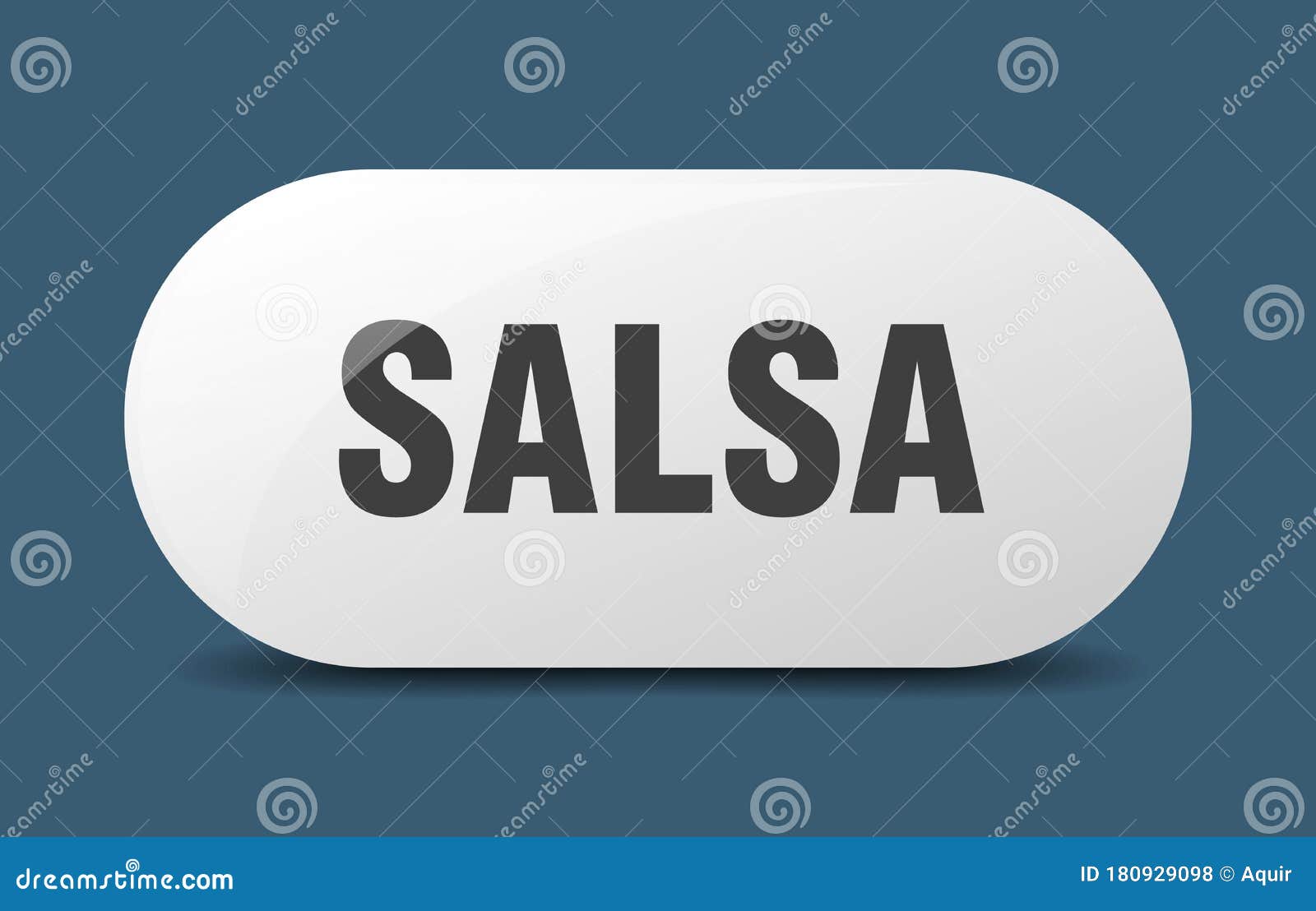 Salsa Button. Salsa Sign. Key. Push Button Stock Vector - Illustration ...
