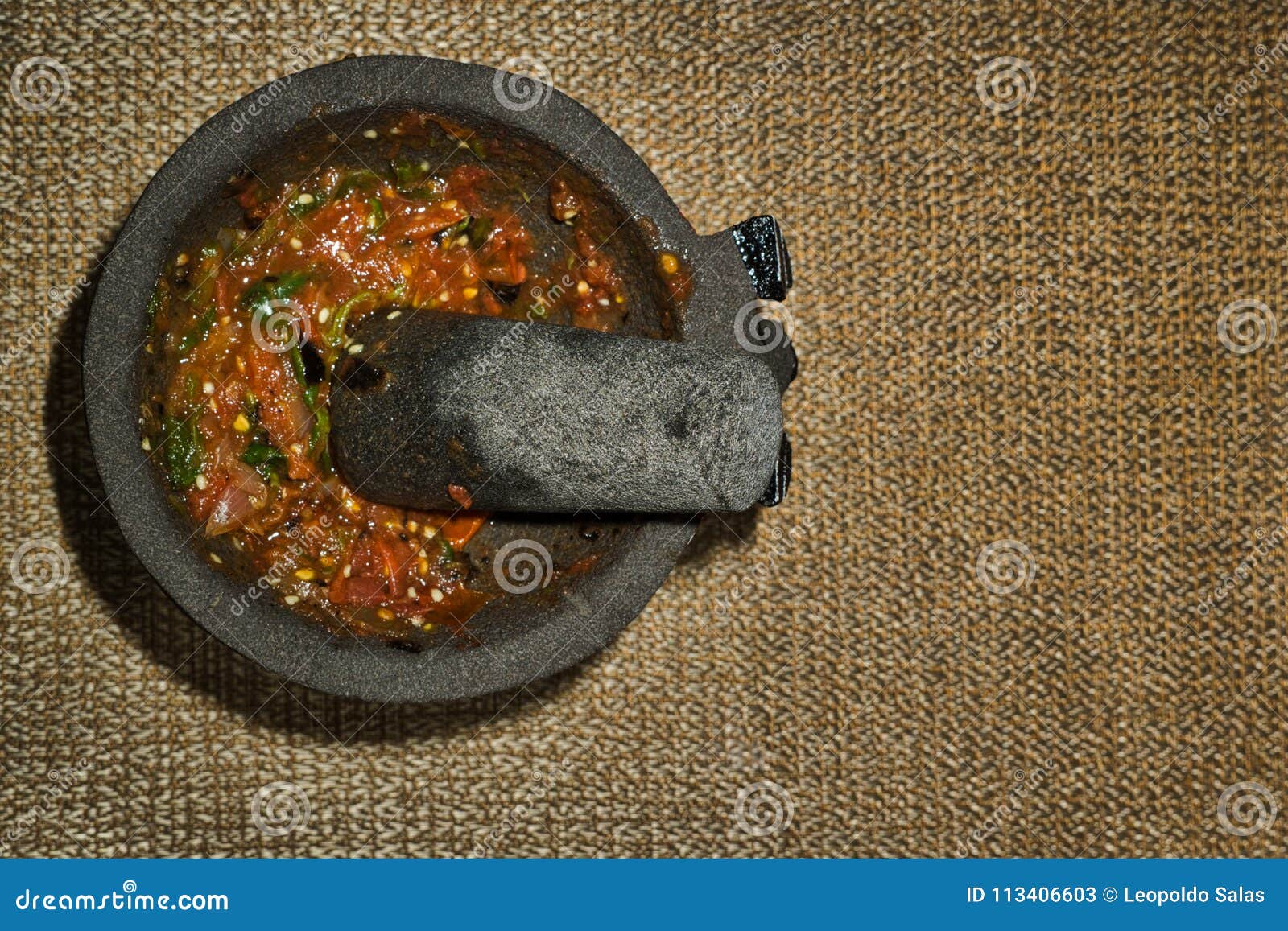 Salsa Caliente Mexicana Tradicional Imagen de archivo - Imagen de ...