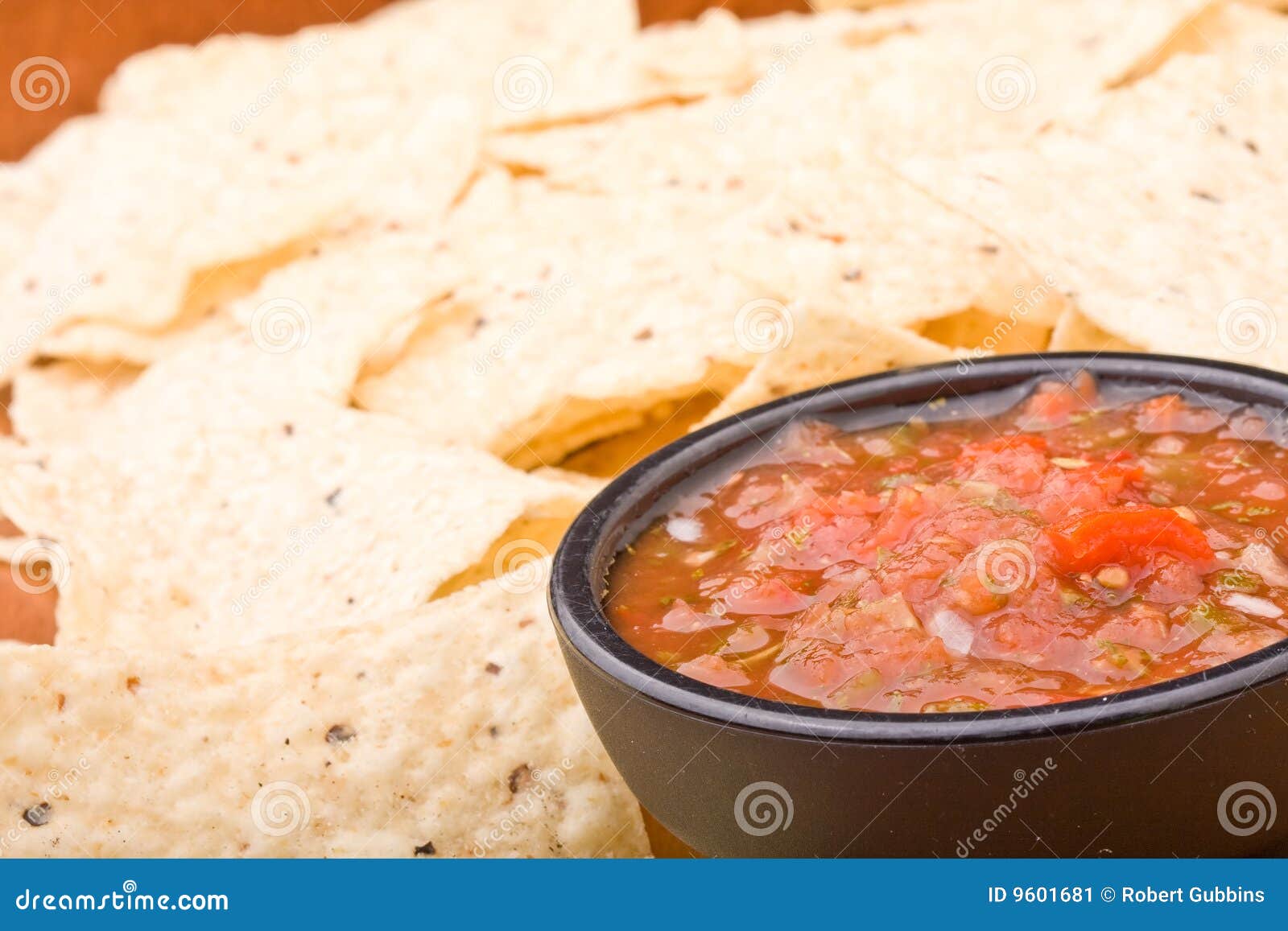 Salsa and chips stock image. Image of nacho, bowl, jalapeno - 9601681