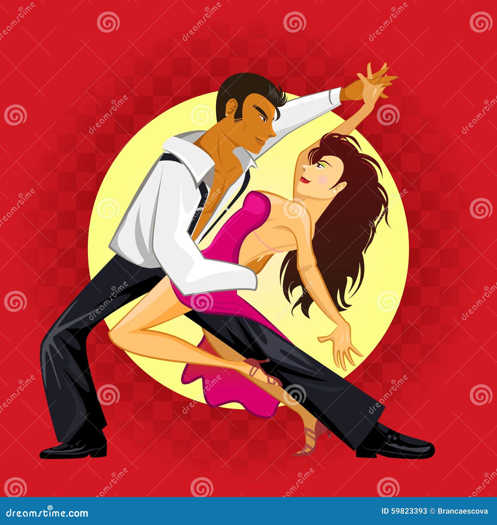 Salsa Dance Stock Vector Illustration Of Music Argentina 59823393