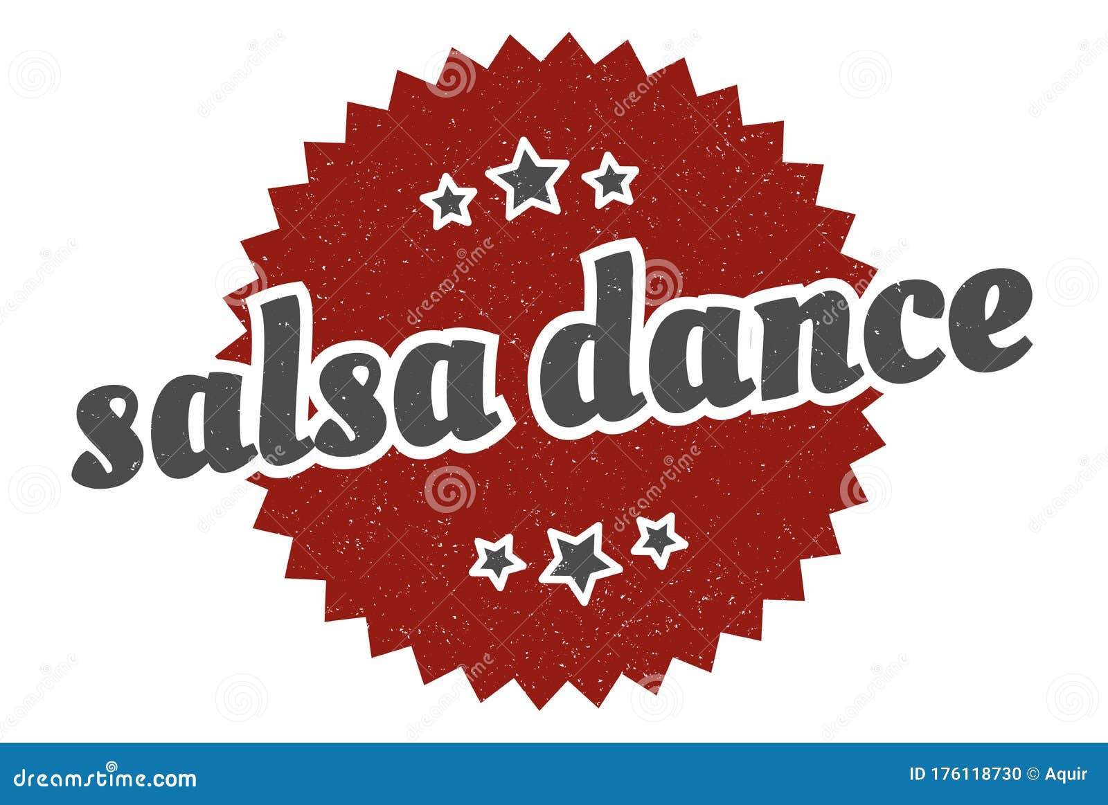 Salsa Dance Sign. Salsa Dance Vintage Retro Label Stock Vector ...