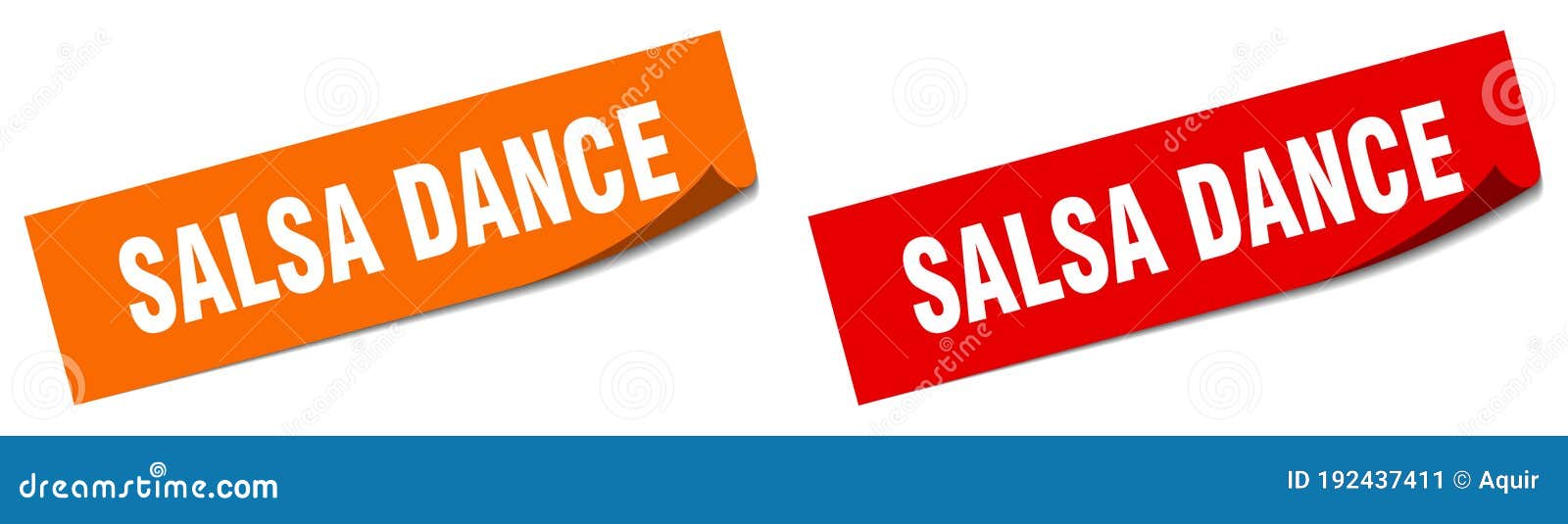 Salsa Dance Sticker. Salsa Dance Sign Set Stock Vector - Illustration ...