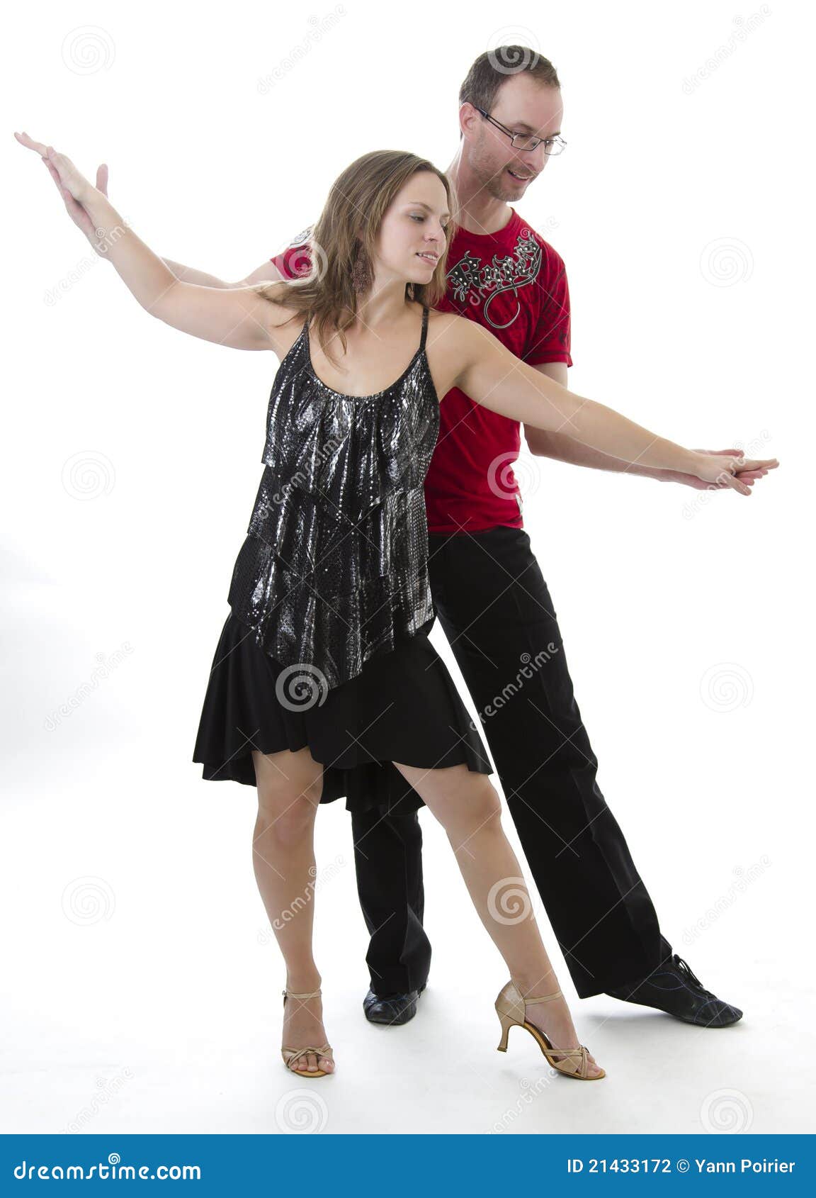 Salsa dancers stock photo. Image of recreation, dancing - 21433172