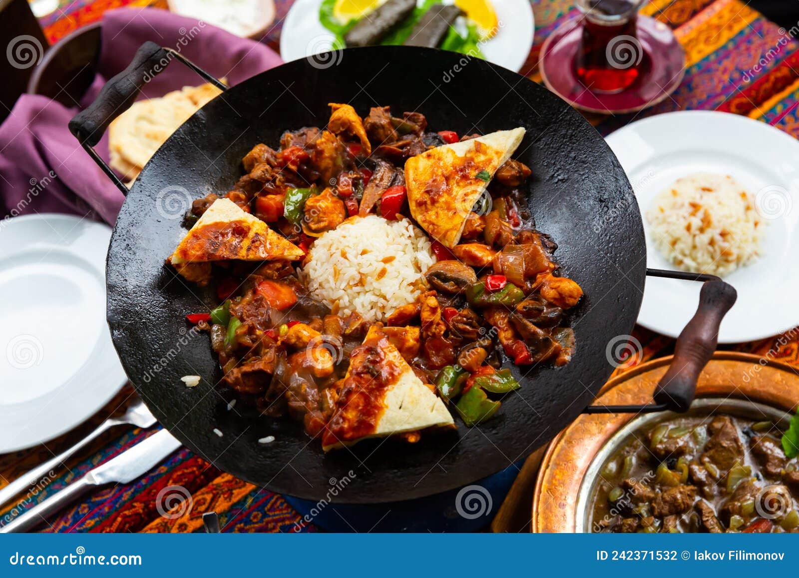 Salsa De Carne De Cordero Coban Kavurma Foto de archivo - Imagen de ...