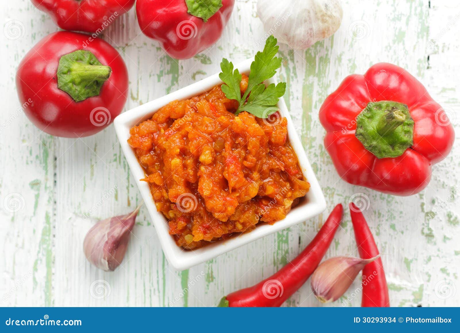 Peperoncino Rosso Della Salsa Fotografia Stock - Immagine di fragranza ...