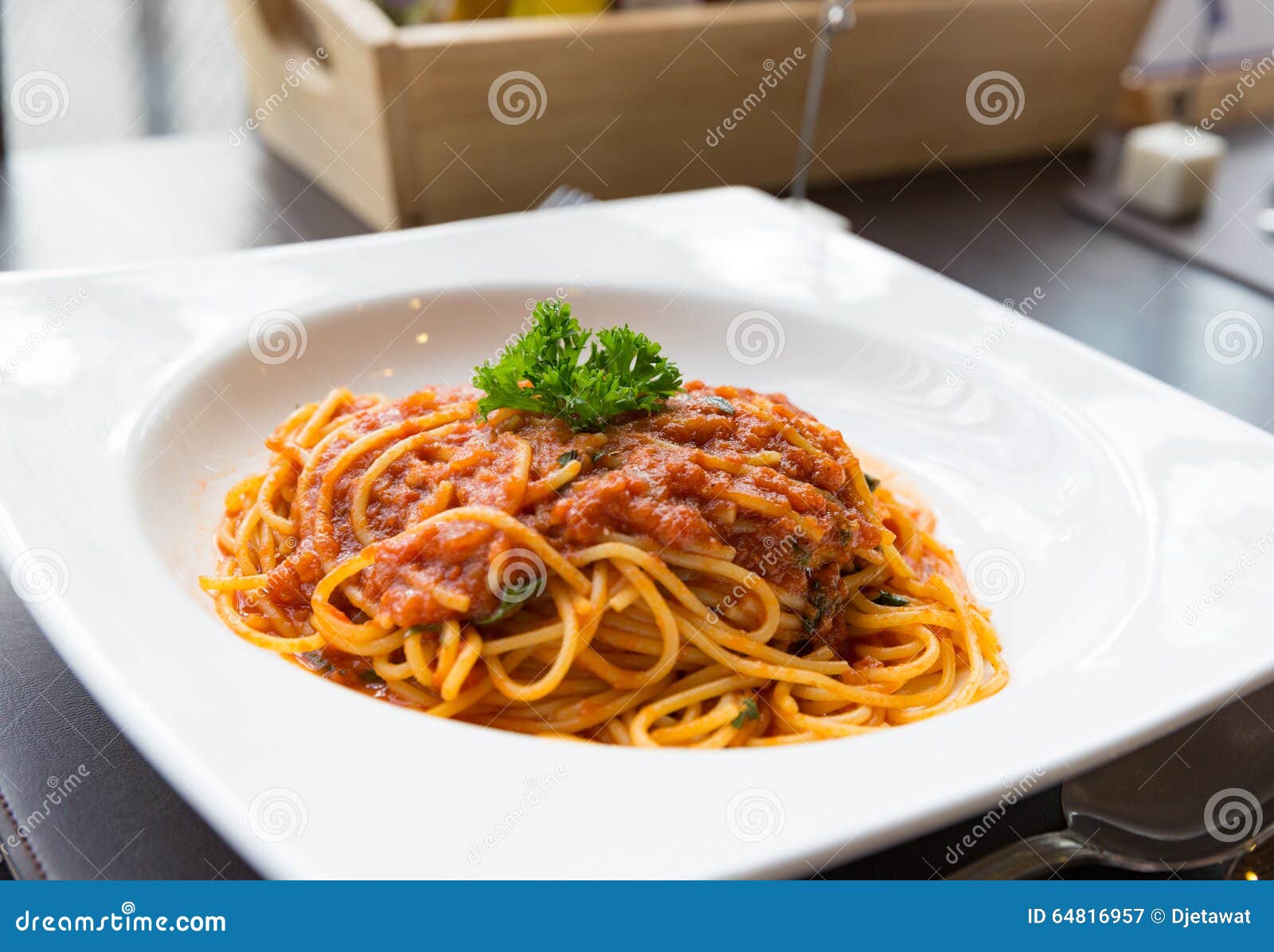 Salsa Sabrosa Del Cerdo De Los Espaguetis Imagen de archivo - Imagen de ...