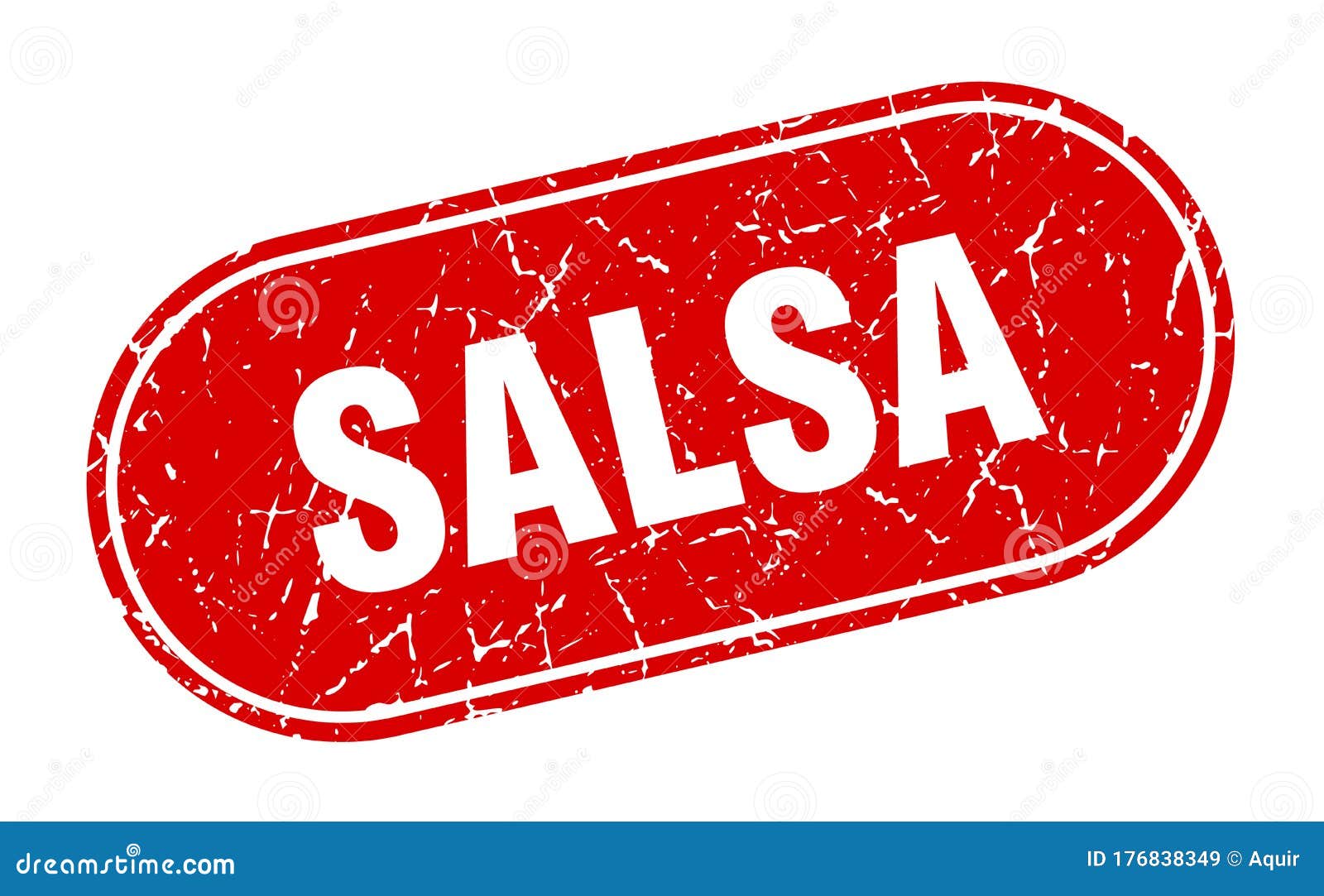 Salsa Sign. Salsa Grunge Stamp Stock Vector - Illustration of price ...