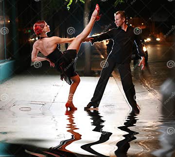 Salsa on street stock photo. Image of fashion, city, passion - 4239562