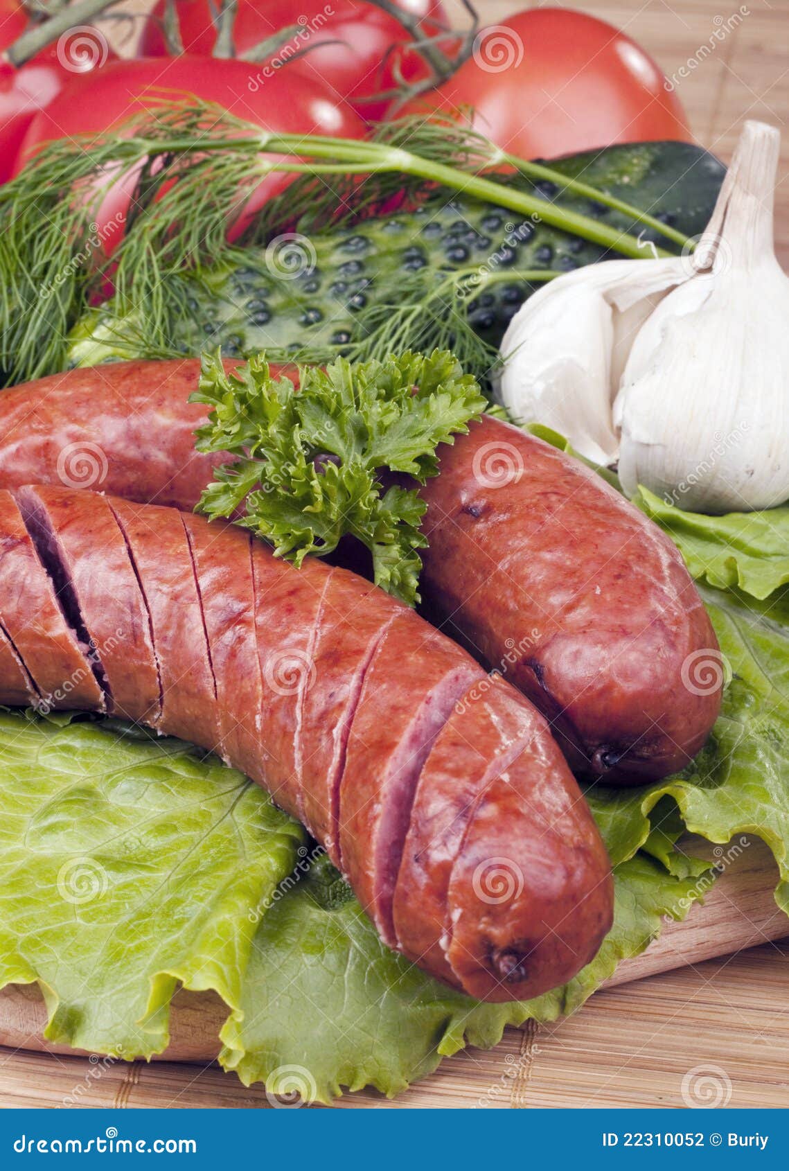 Salsicha foto de stock. Imagem de verde, salsa, pequeno - 22310052