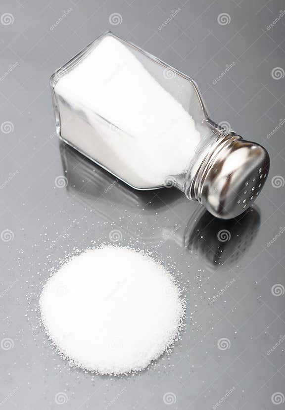 Salt stock image. Image of metal, seasoning, utensil - 15989813