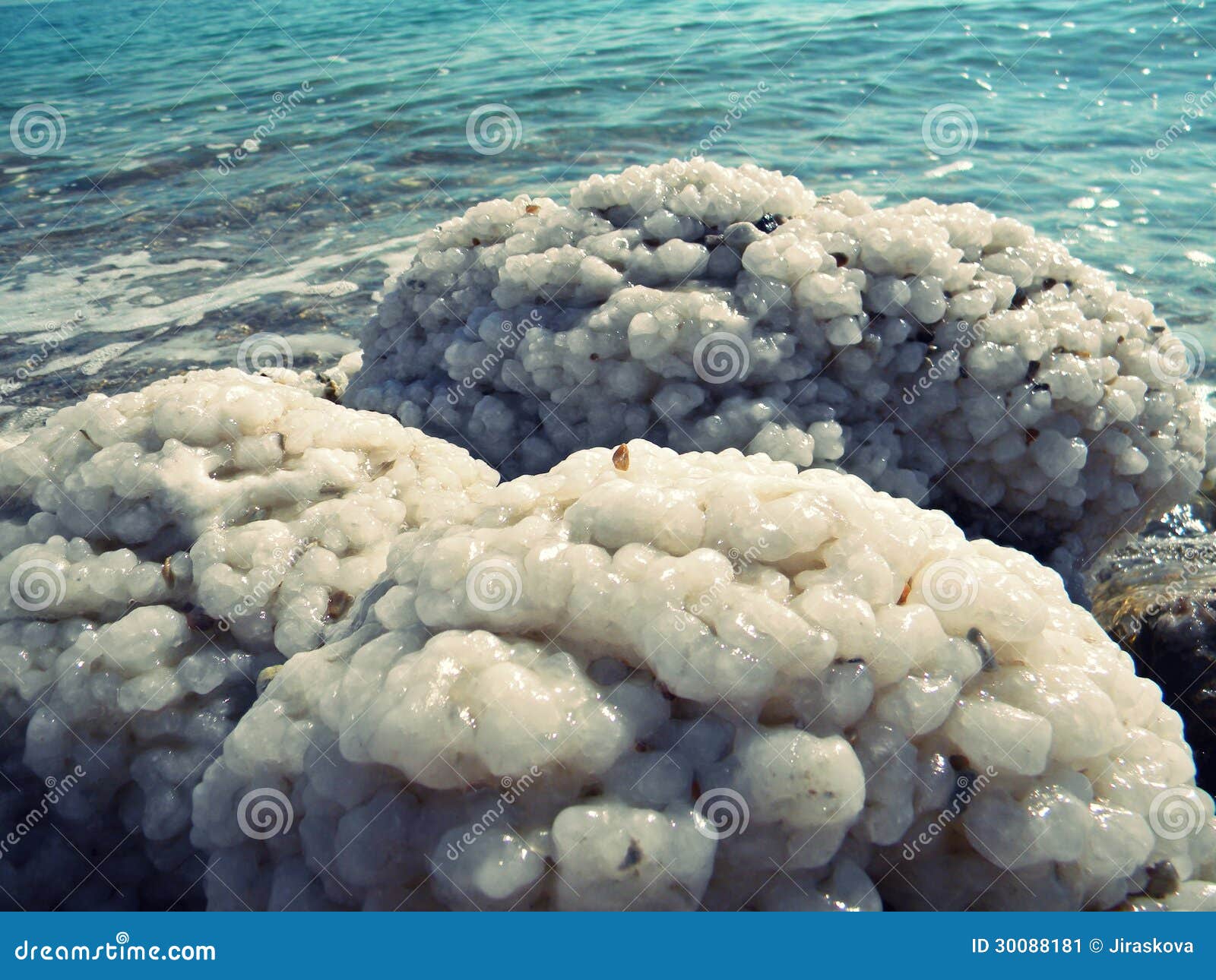 Salt stock image. Image of palestine, stone, dead, blue - 30088181
