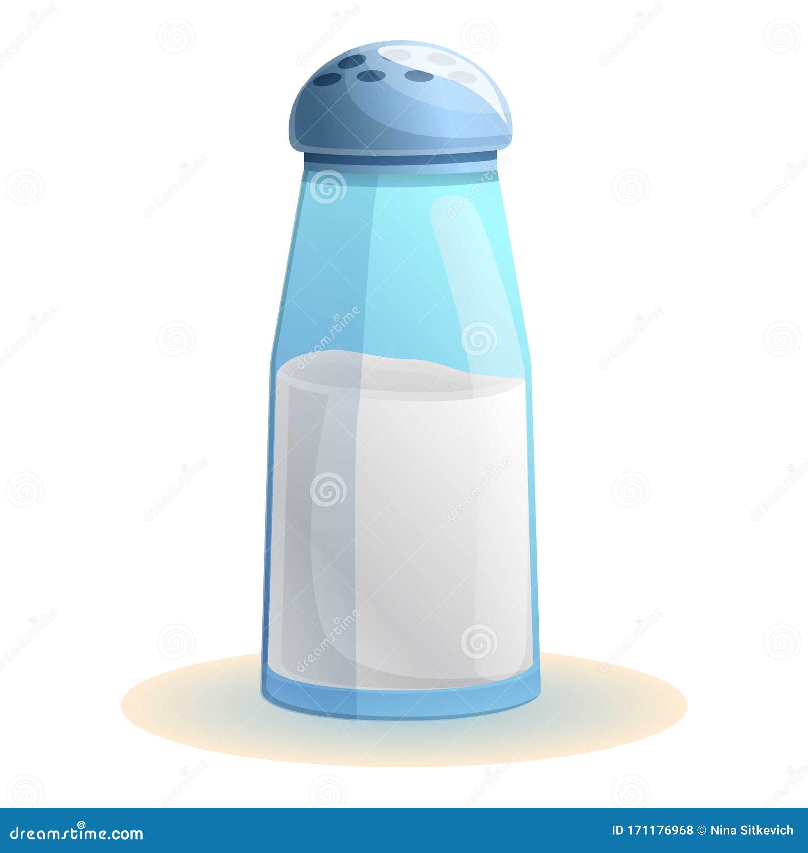 Salt Bottle Icon, Cartoon Style Stock Vector - Illustration of clipart ...