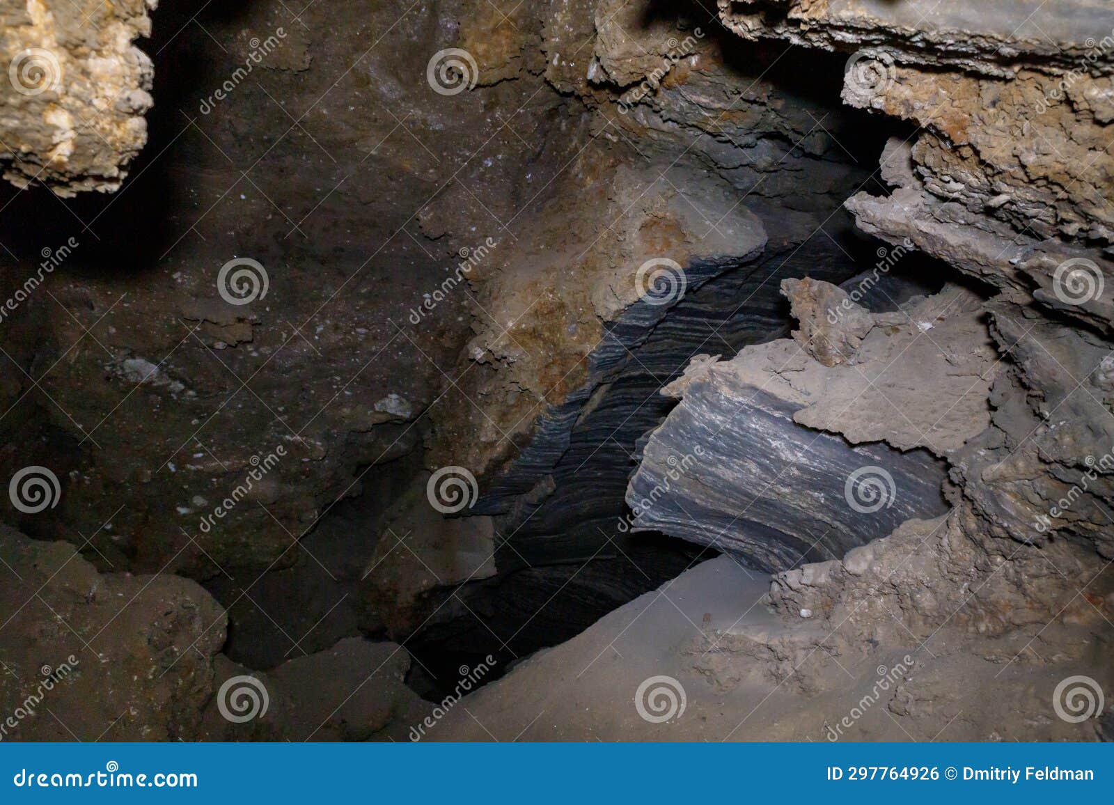 The Salt Cave Kolonel in Mount Sodom in Southern Israel Stock Photo ...