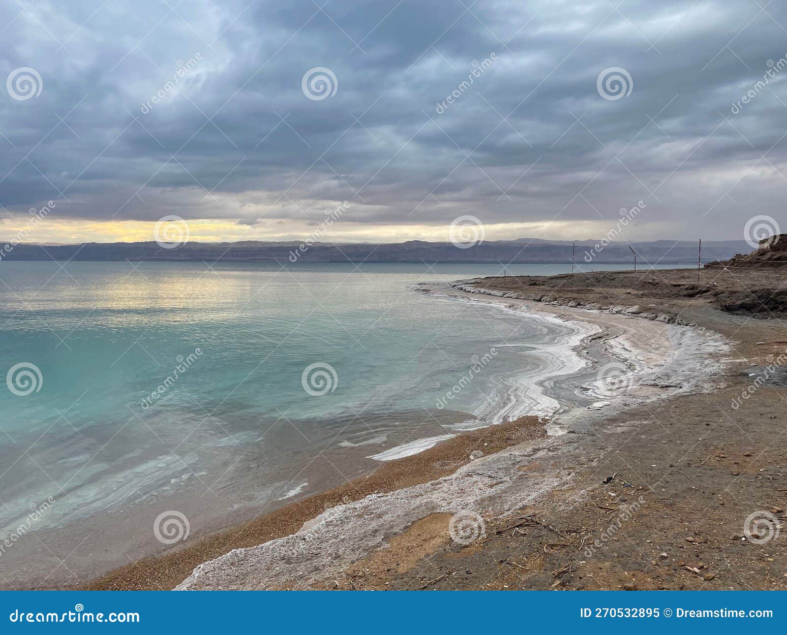 Between salt and clouds stock image. Image of background - 270532895