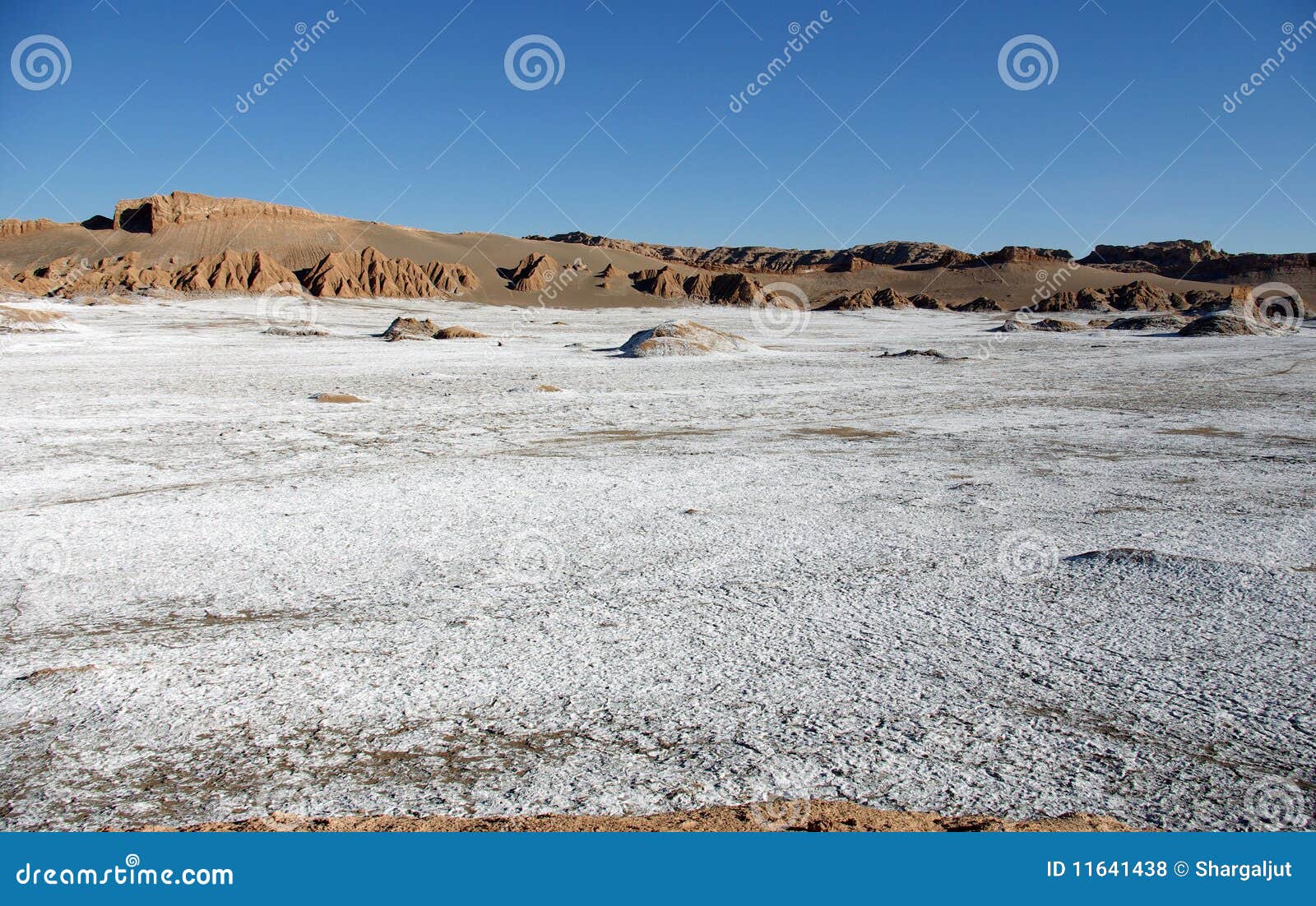 Salt Crust in Atacama Desert, Chile Stock Photo - Image of expedition ...