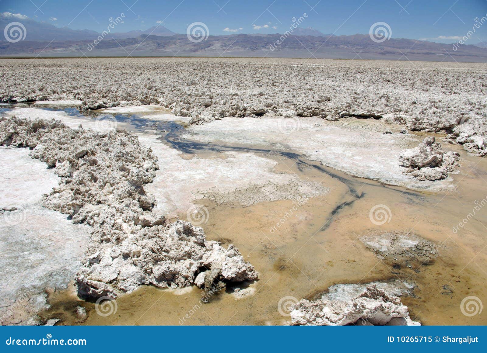 Salt Crust in Salar De Atacama Stock Image - Image of desert, mineral ...